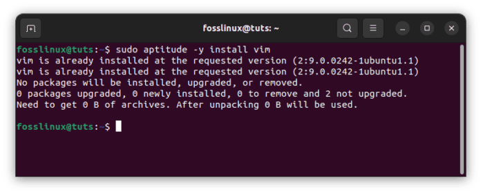 How to install and use vim on Ubuntu | FOSS Linux