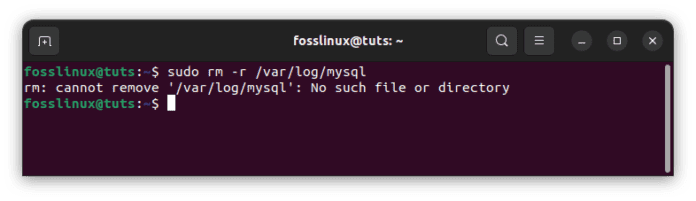 How to properly uninstall MySQL Server in Ubuntu