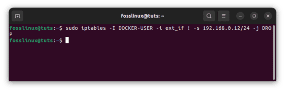 Iptables And Docker Securely Run Containers With Iptables