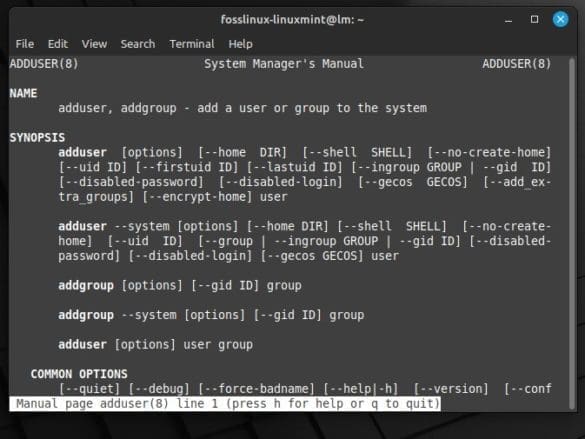 Linux Mint User and Group Management | FOSS Linux