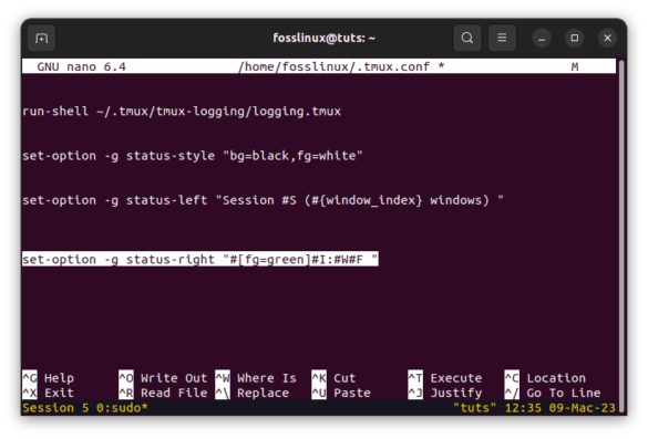 The Guide To Customizing The Tmux Status Bar In Linux