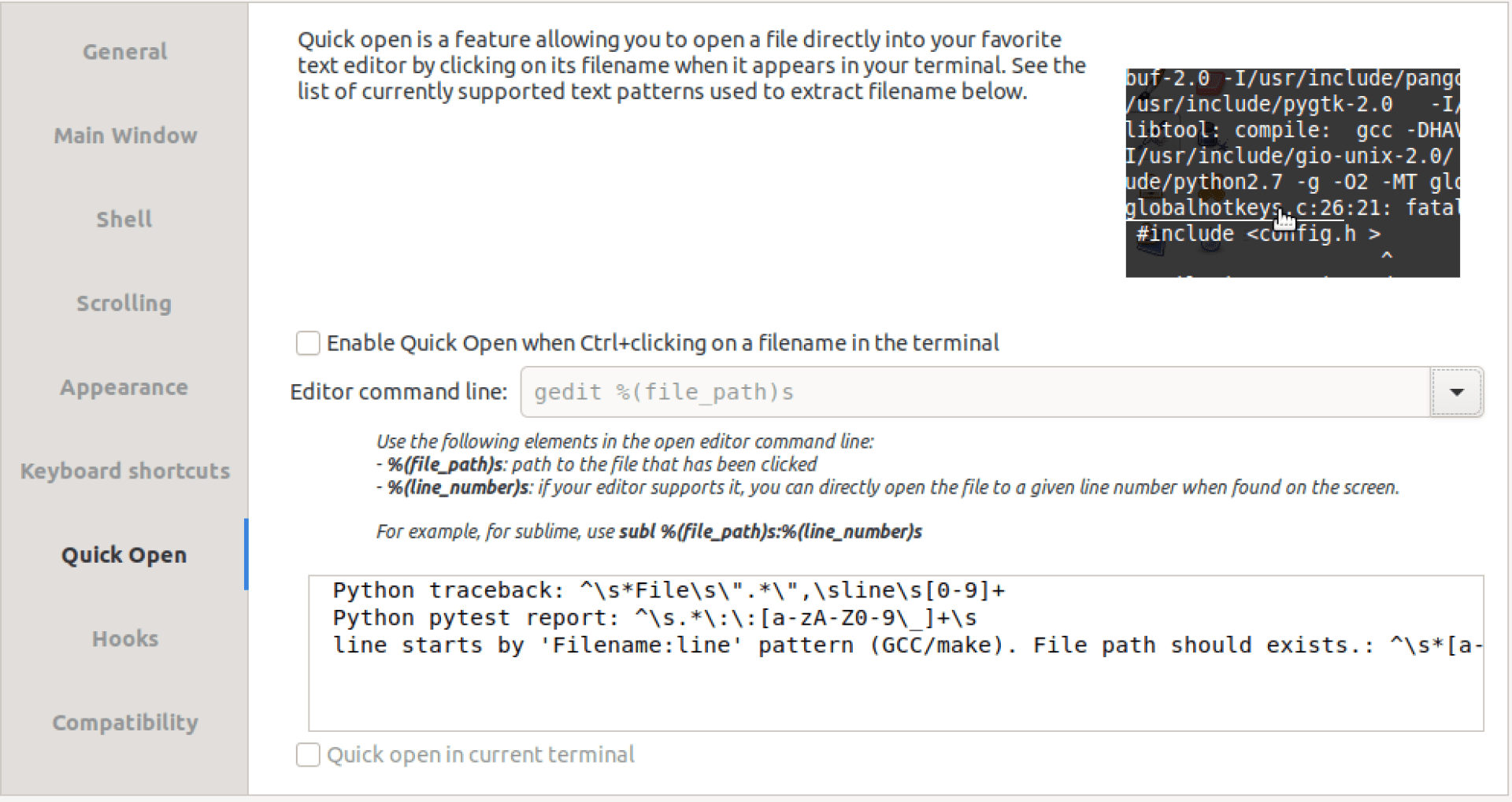Guake Terminal: A Quake-inspired Drop-down Terminal