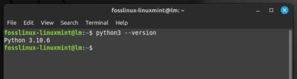 Installing And Configuring Python On Linux Mint Foss Linux