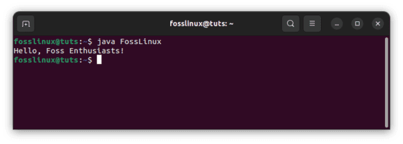 How To Compile And Run Java From Command-line In Linux