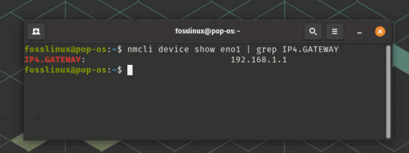 How to Find Default Gateway IP in Linux | FOSS Linux