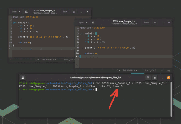 How to Compare Two Files in Linux using Terminal Commands