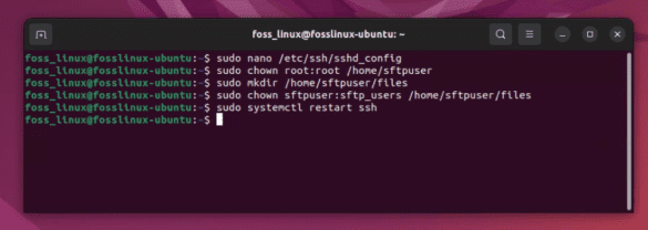 How To Create A Secure Sftp Server On Ubuntu Foss Linux 