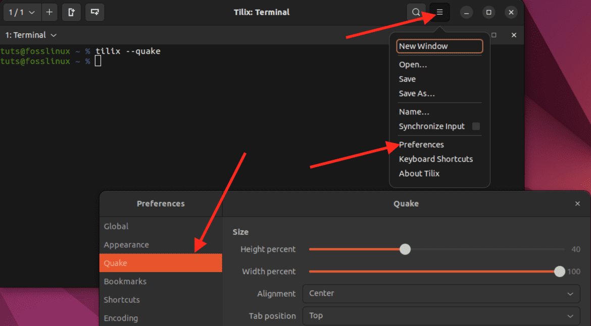 How to install and use Tilix Terminal on Ubuntu