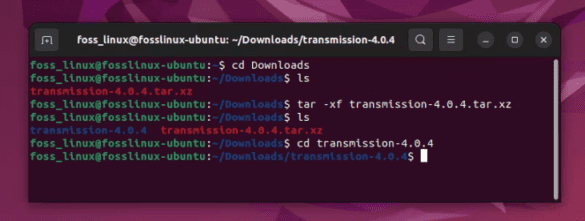 Unpacking and Installing .tar.xz and .tar.gz Files on Ubuntu