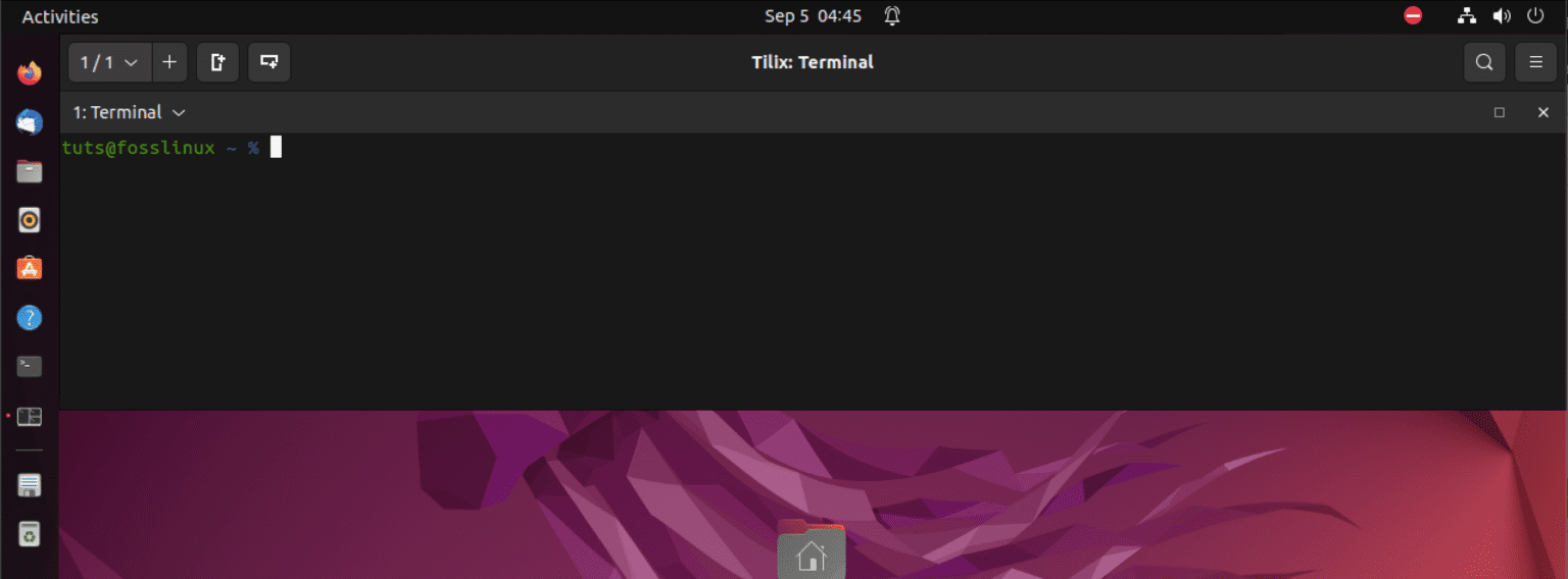 How to install and use Tilix Terminal on Ubuntu