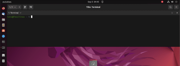 How to install and use Tilix Terminal on Ubuntu