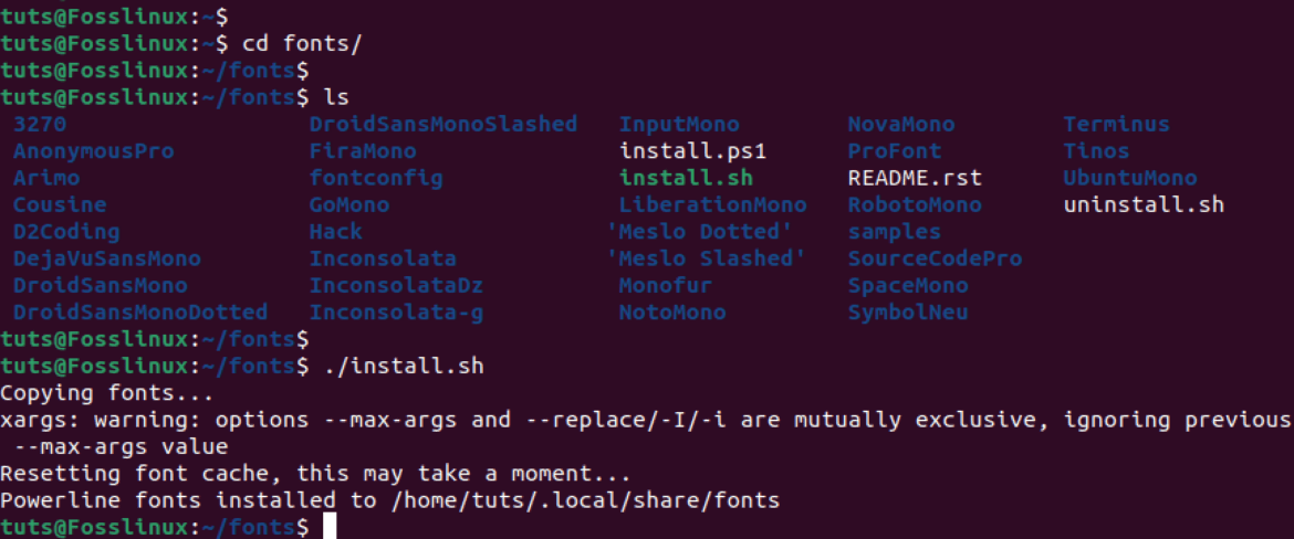 How to Install and Use Powerline Fonts on Ubuntu