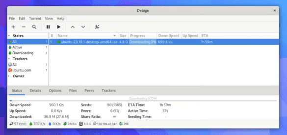 How to Install Deluge BitTorrent Client on Linux