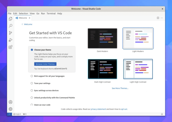 How to Install Visual Studio Code (VS Code) on Fedora